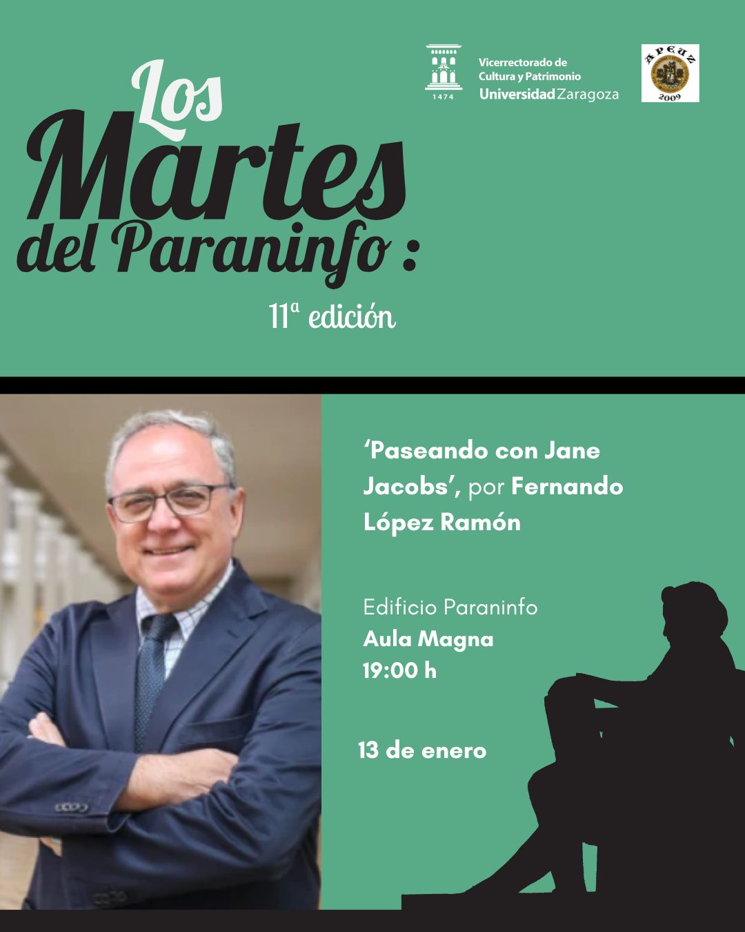 Mañana, martes 13 de enero, el profesor Fernando López Ramón impartirá ...